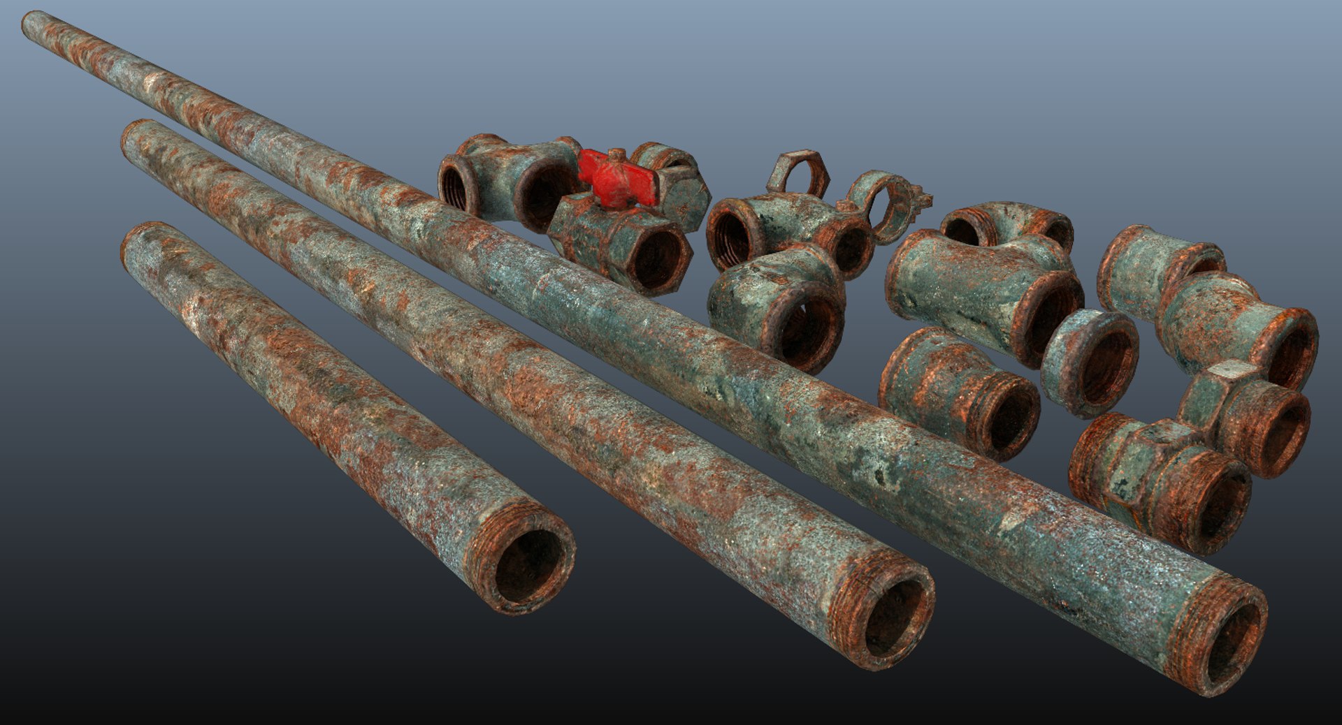 Pipes Pbr 3D Model - TurboSquid 1306062