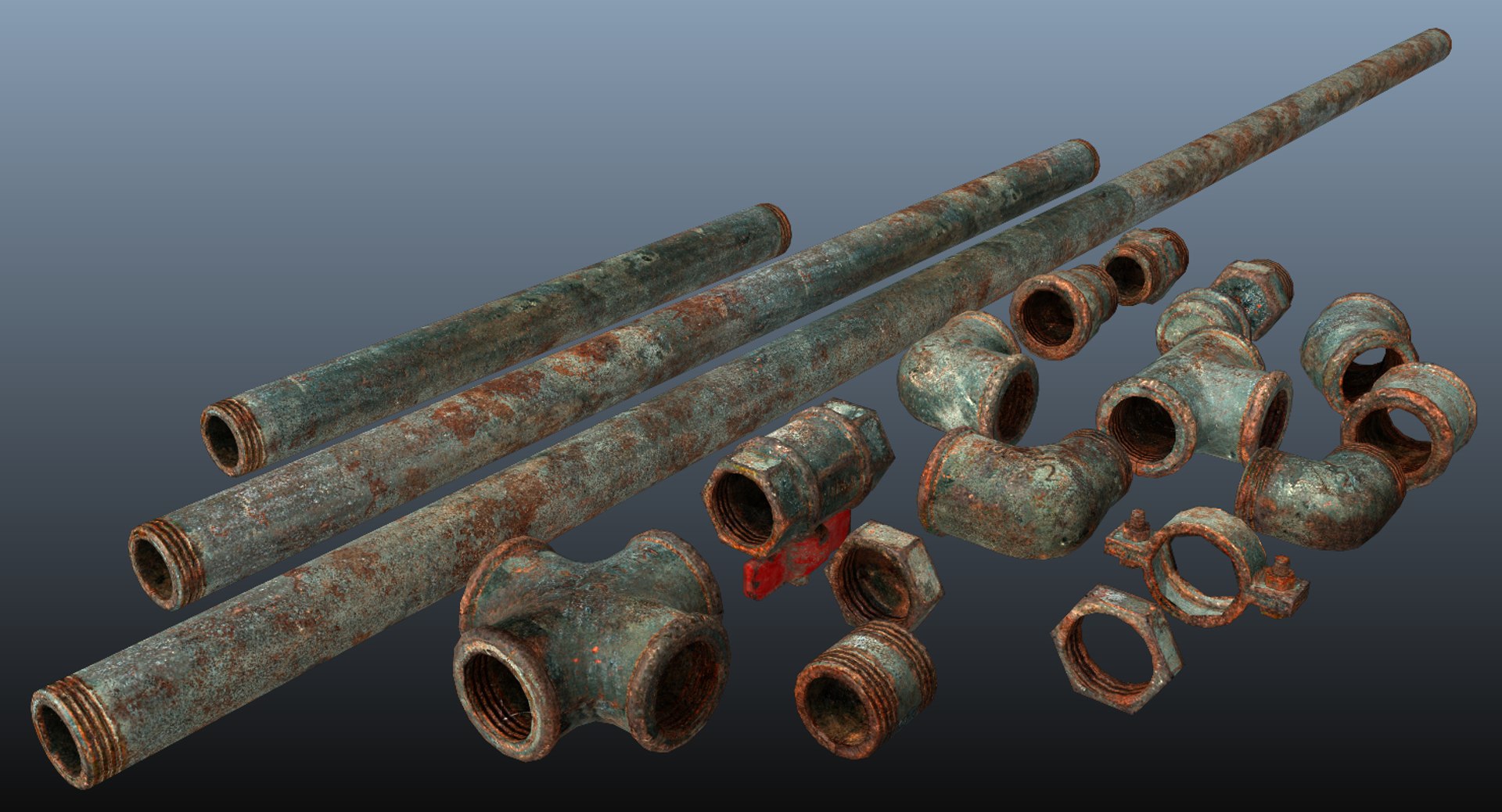 Pipes Pbr 3D Model - TurboSquid 1306062