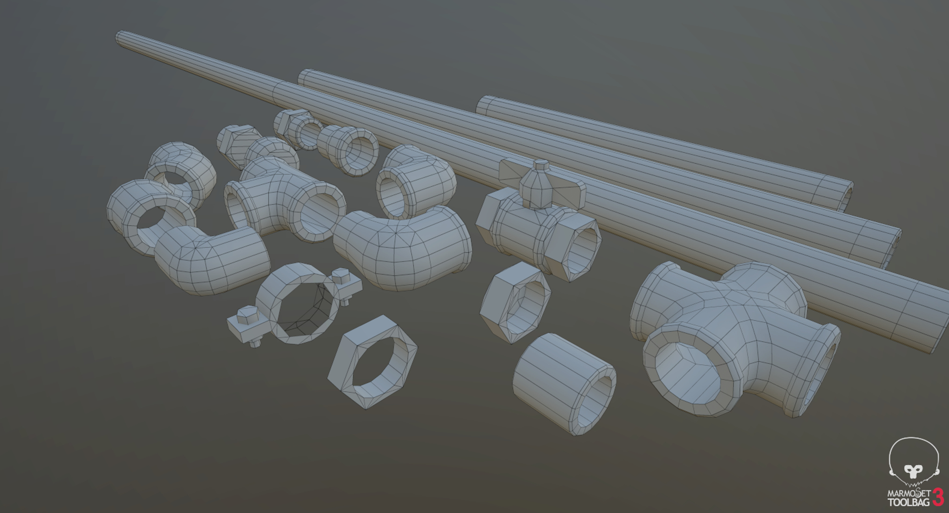 Pipes pbr 3D model - TurboSquid 1306062