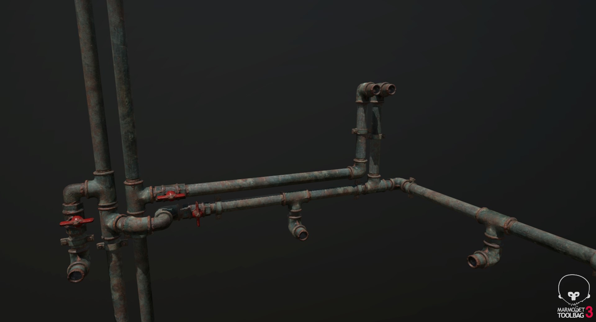 Pipes pbr 3D model - TurboSquid 1306062