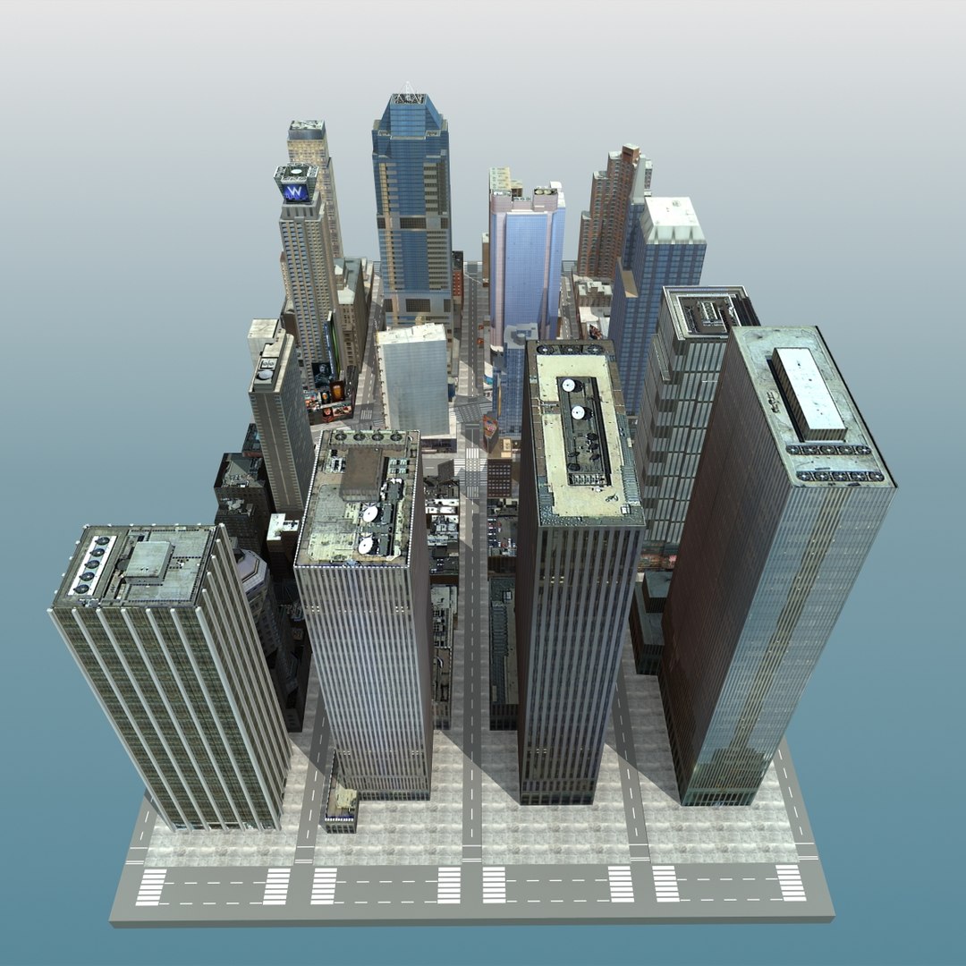 3d new york city square
