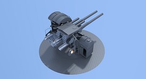 Japanese machine gun 3D model - TurboSquid 1155061
