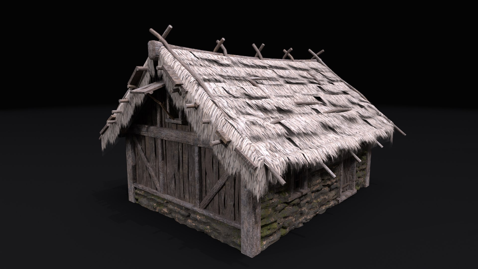 3D Realistic Medieval House - TurboSquid 2126906