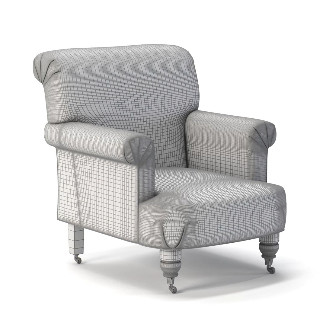 Free Chairish Early 19th Century Vintage Chair Model - TurboSquid 1950900