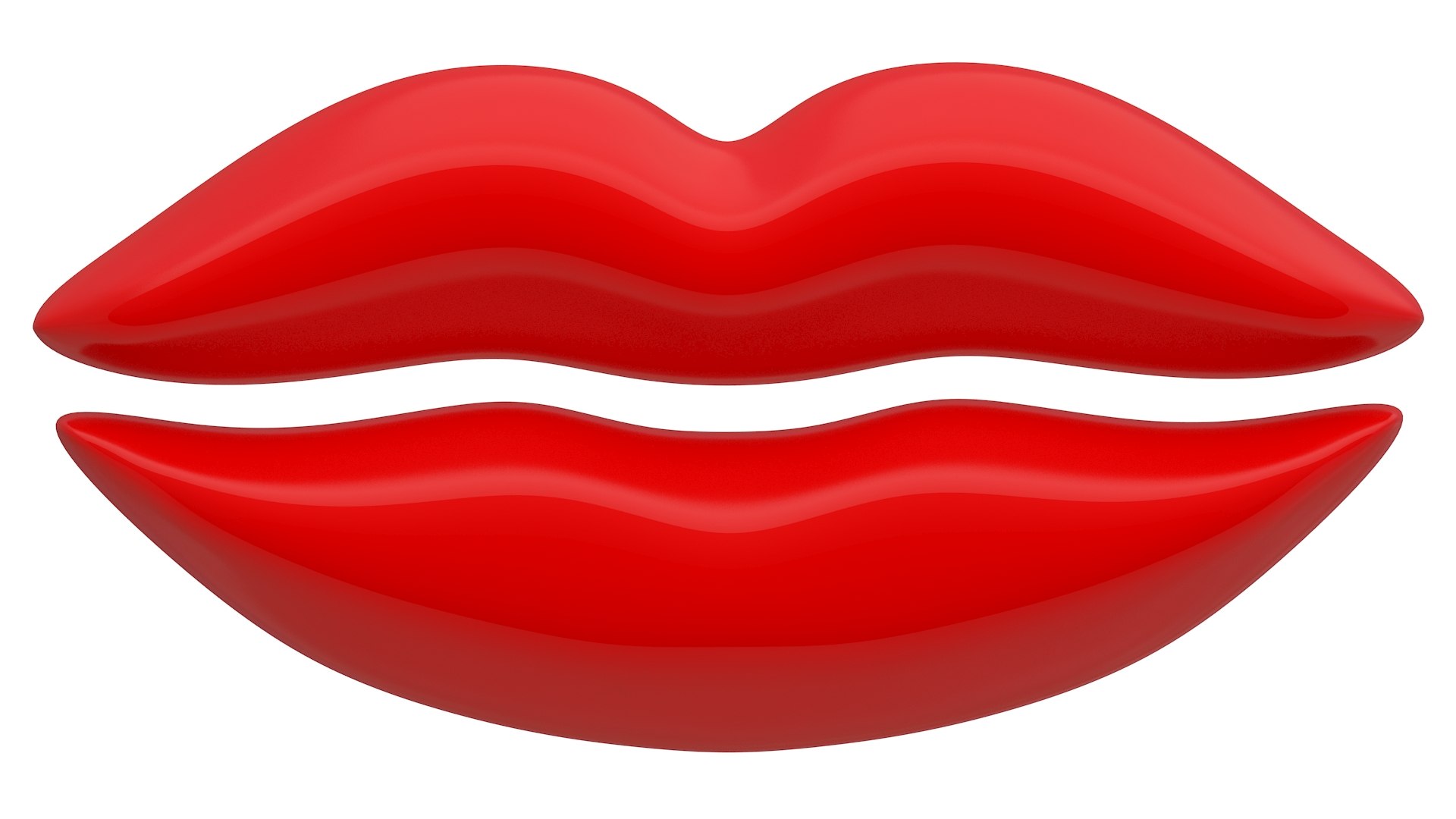 3D Model Lips Icon Collection - TurboSquid 1984304