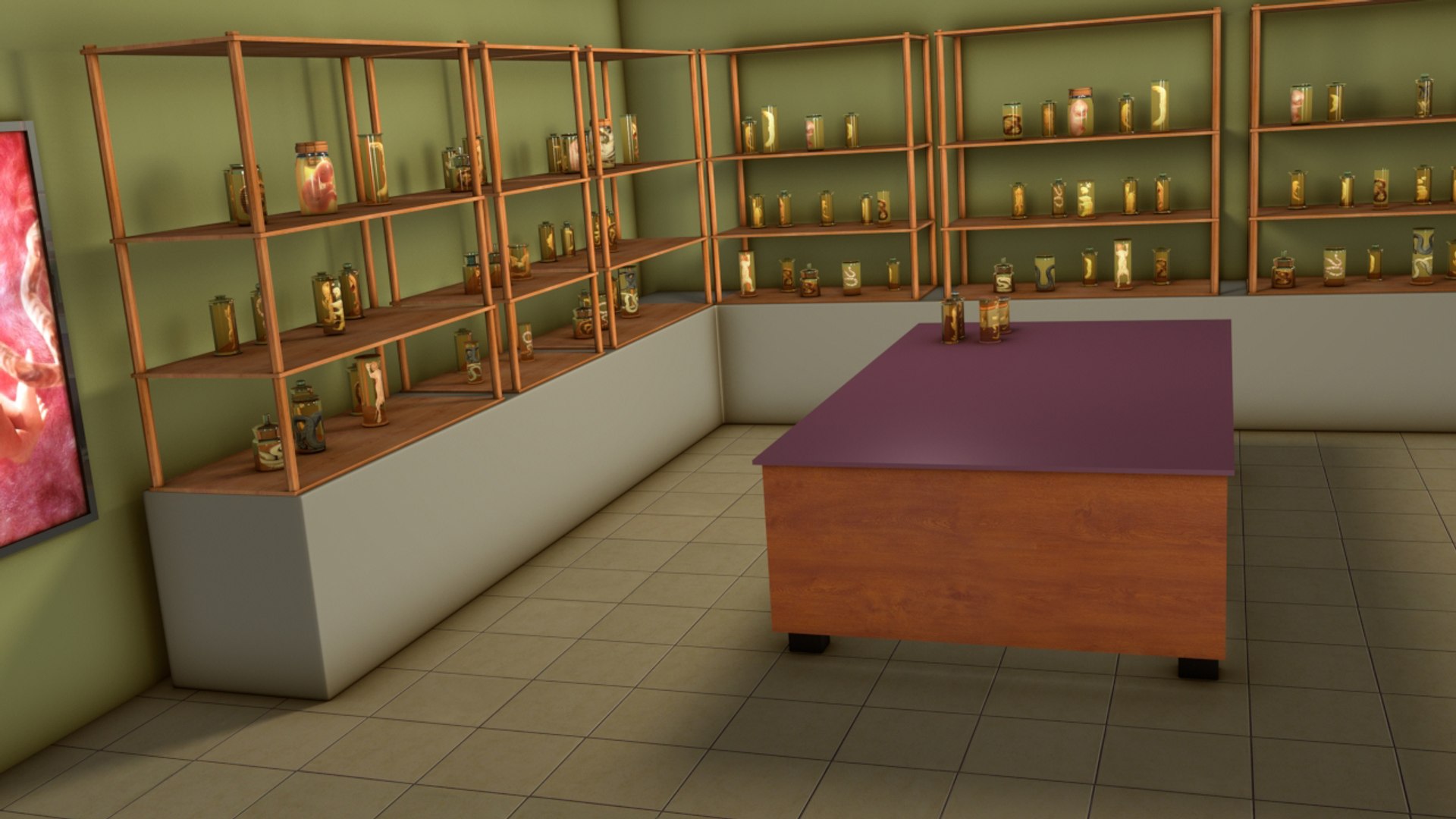 Science Lab 3d Model