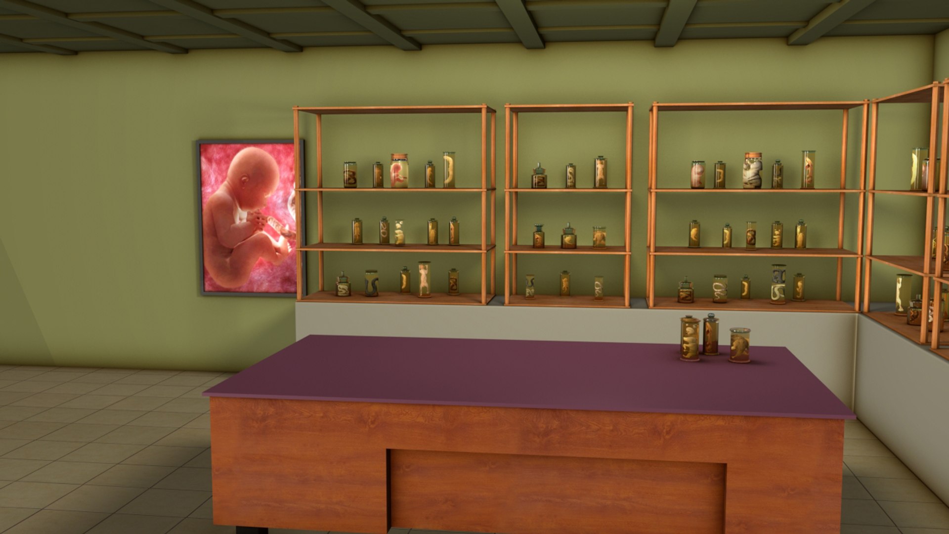 Science Lab 3d Model