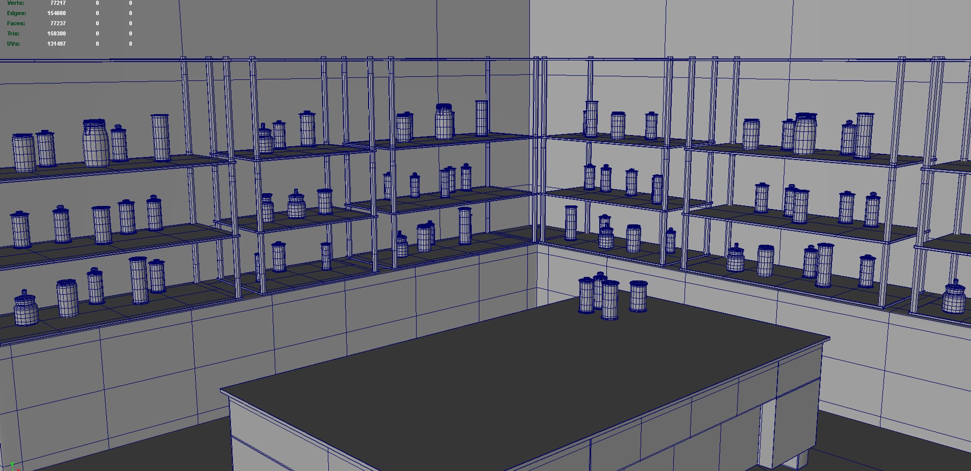Science Lab 3d Model