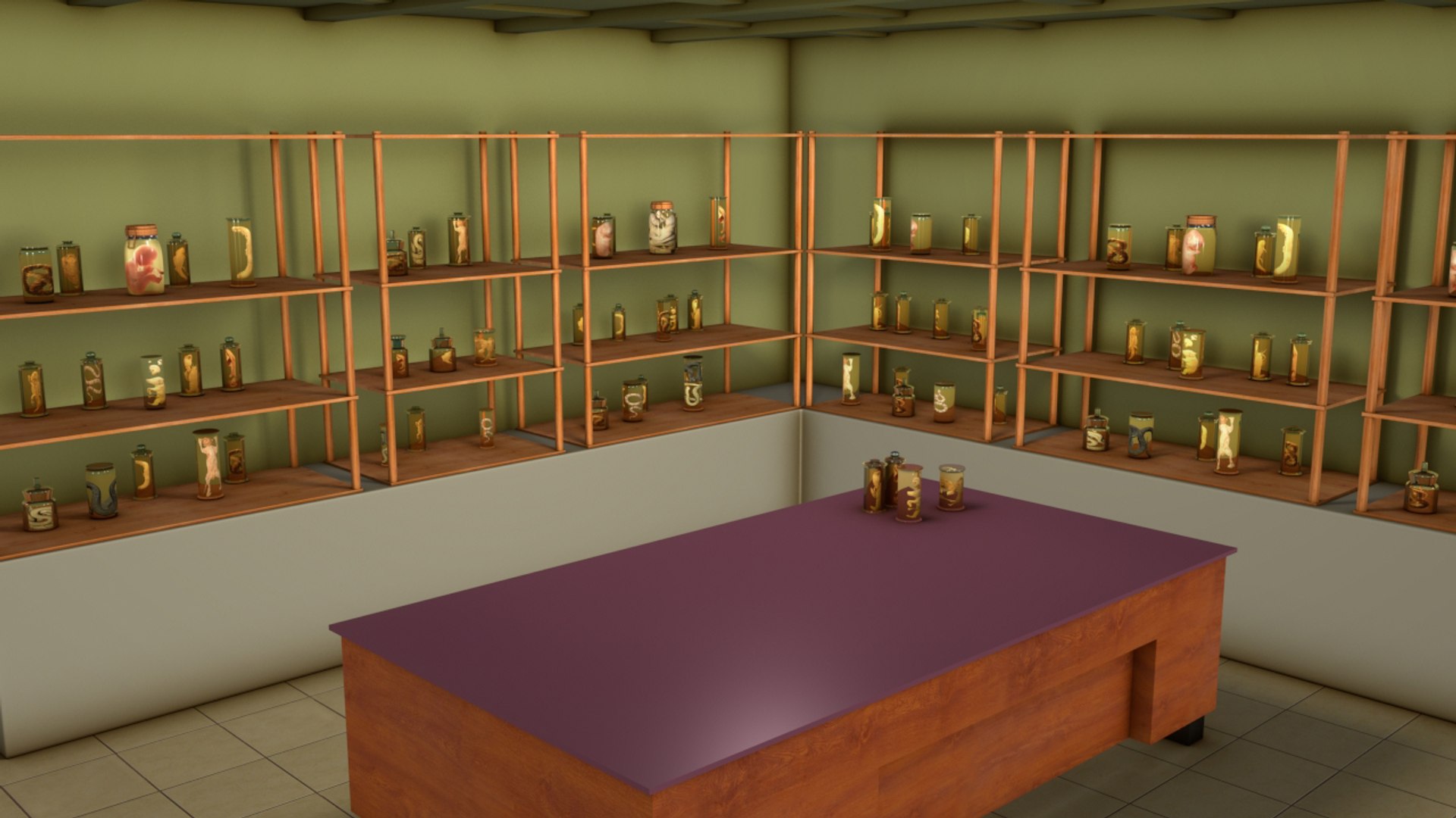 Science Lab 3d Model