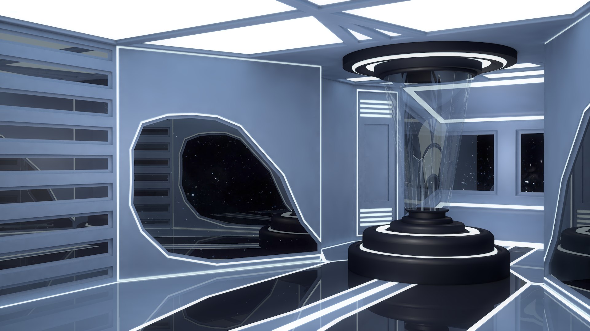 Sci Fi Room 3D Model - TurboSquid 1873567