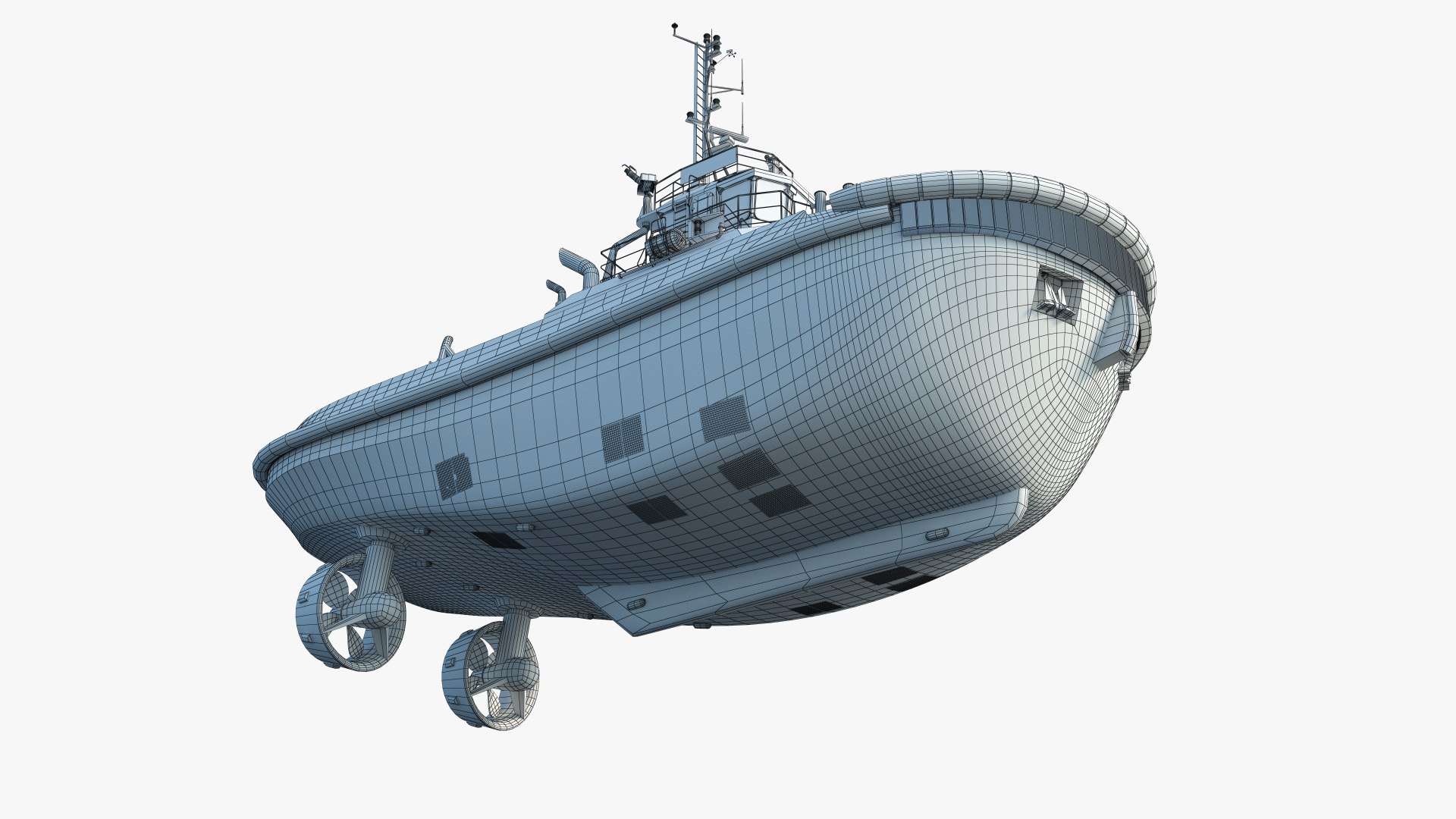 3D Towing Ship Vessel Model - TurboSquid 1586454