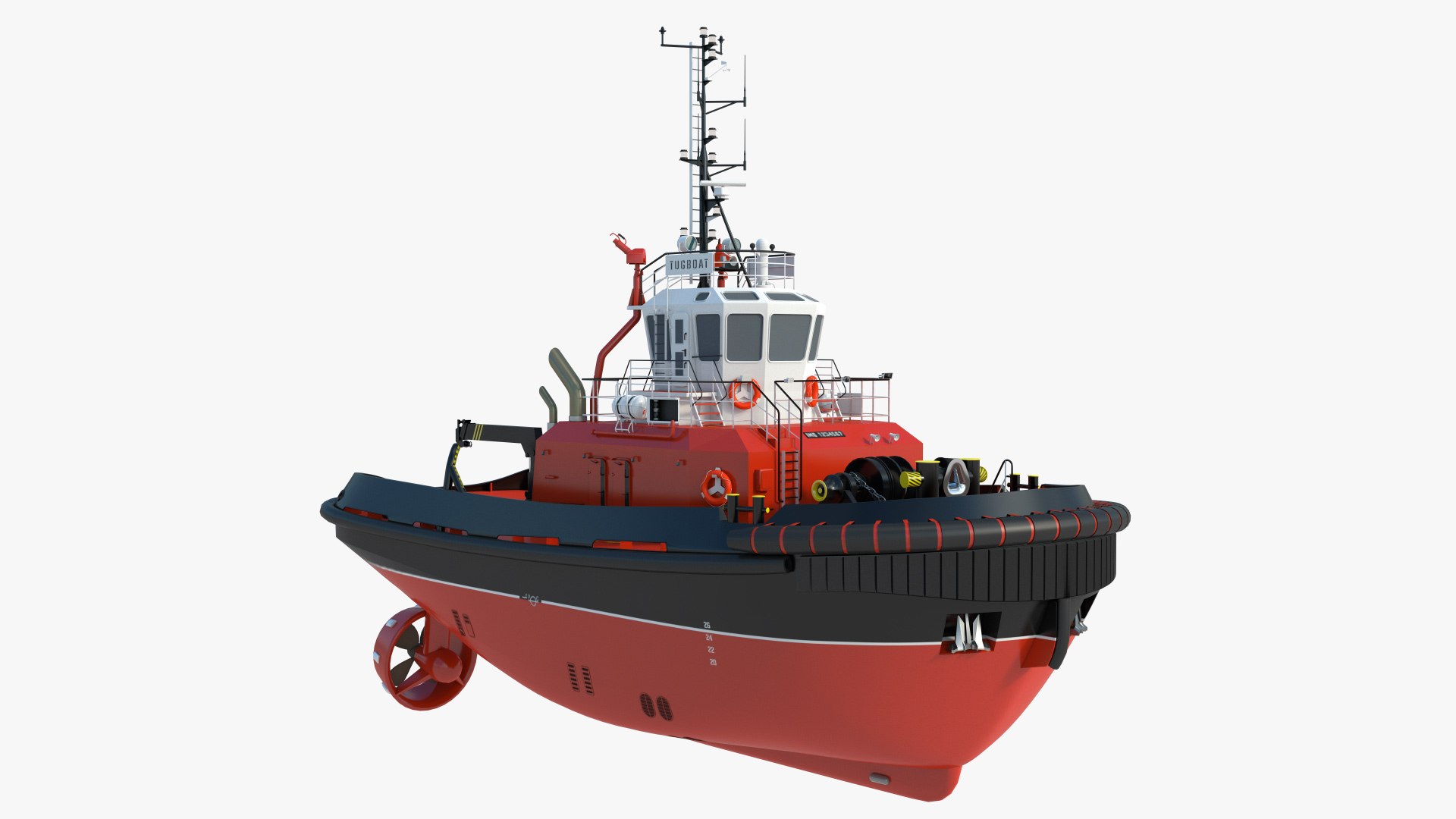 3D Towing Ship Vessel Model - TurboSquid 1586454