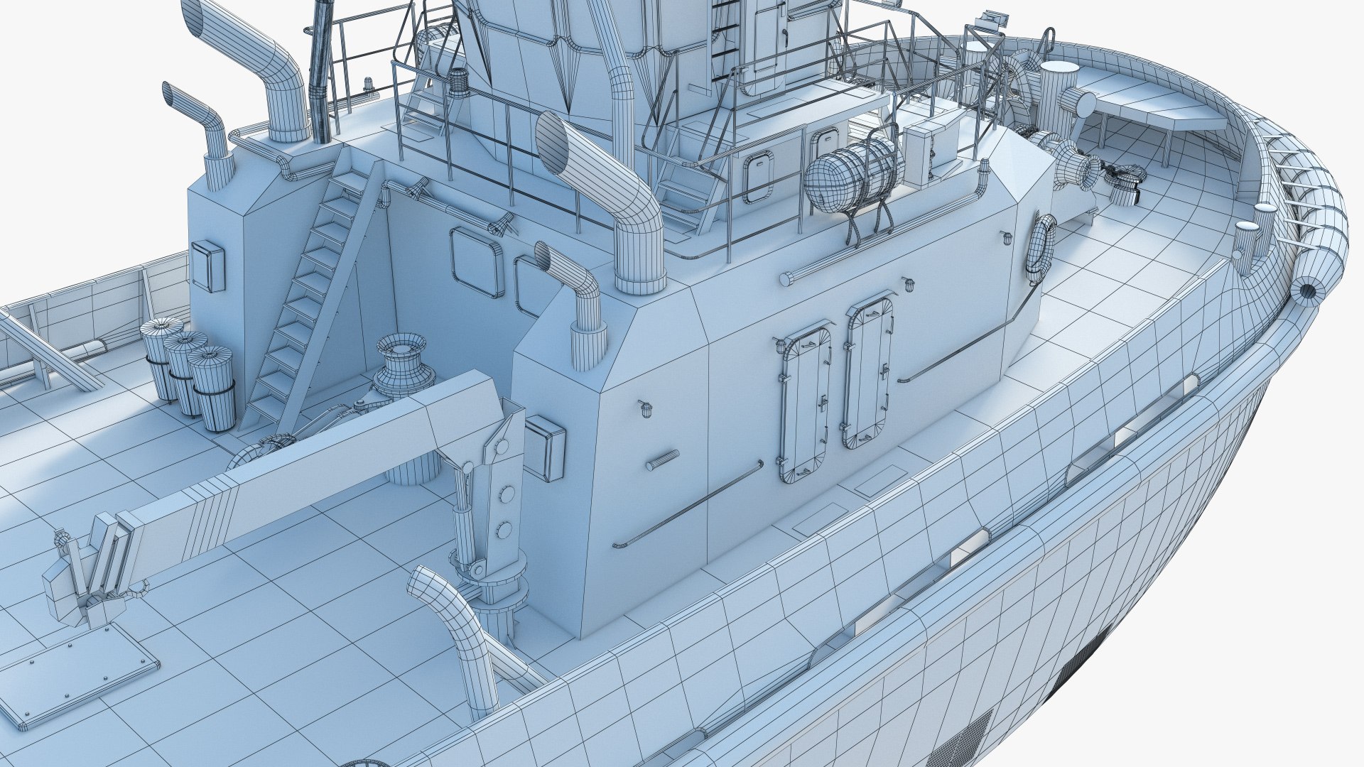 3D Towing Ship Vessel Model - TurboSquid 1586454
