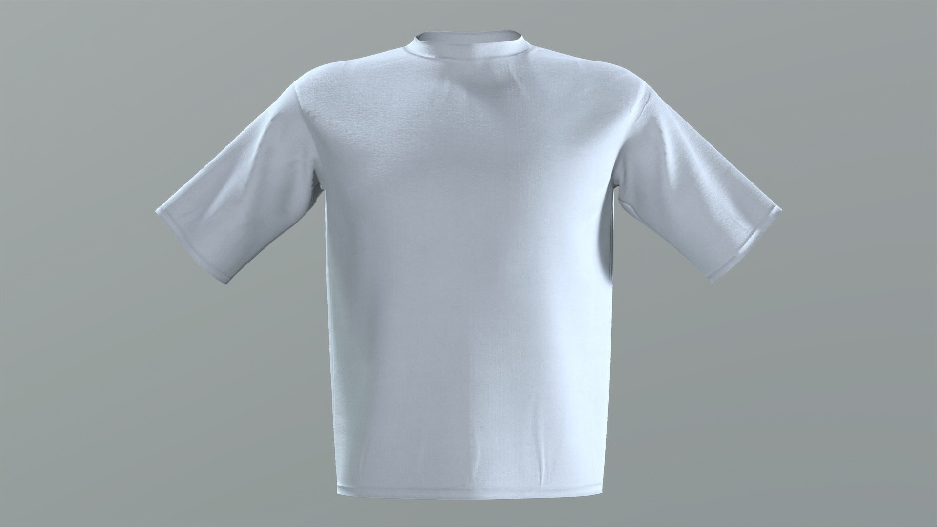 3D Basic Half-sleeve T-shirt Male - TurboSquid 2104395