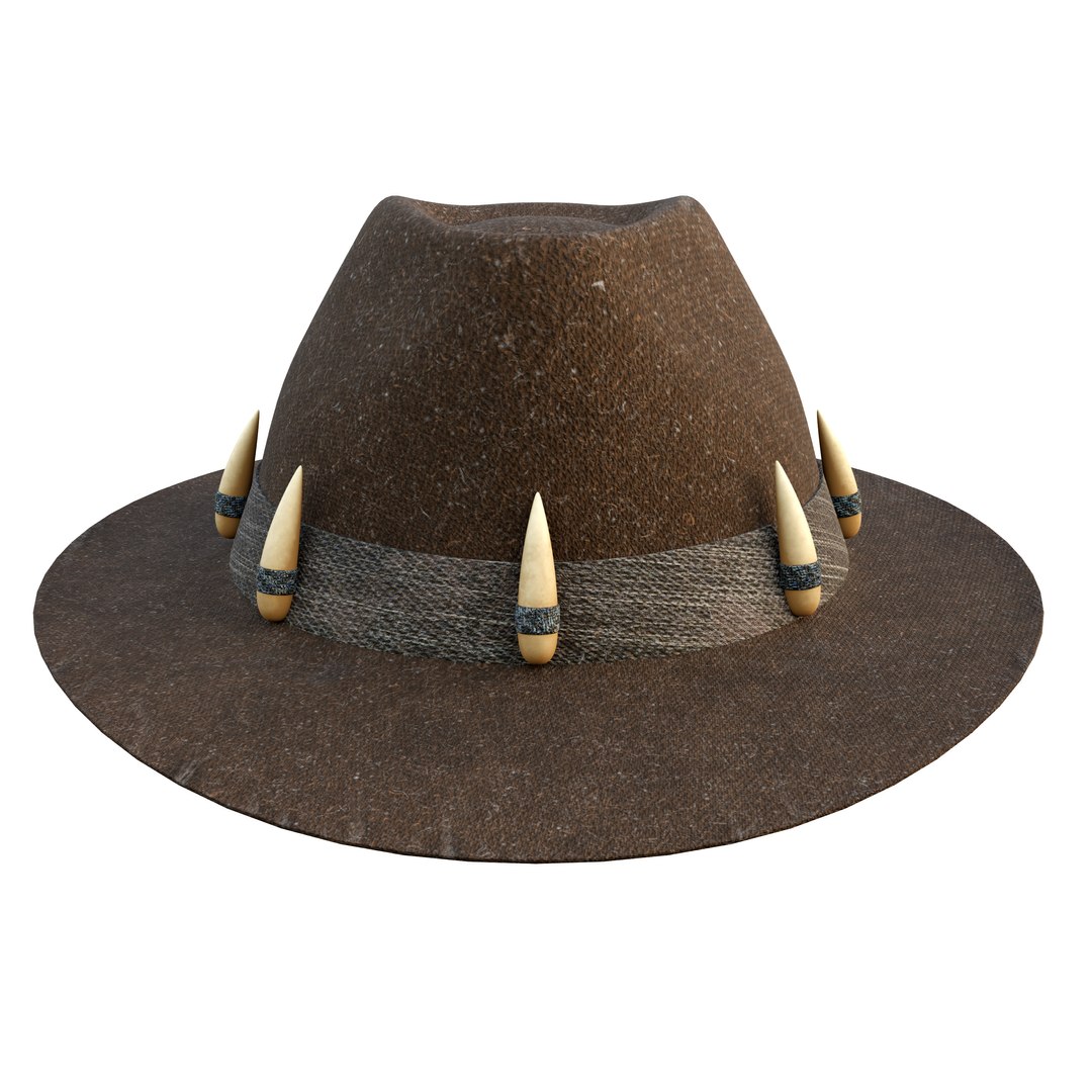3D Dundee Crocodile Hat - TurboSquid 2209035