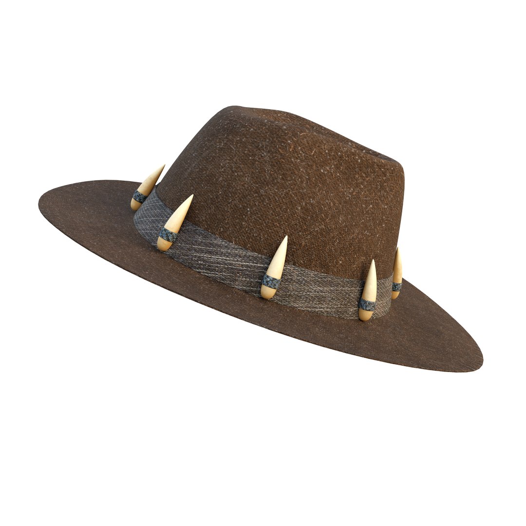 3D Dundee Crocodile Hat - TurboSquid 2209035