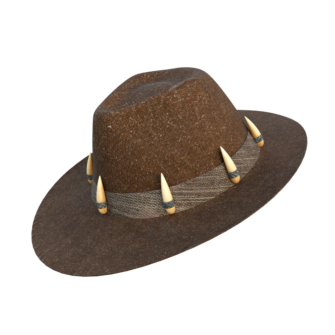 3D Dundee Crocodile Hat - TurboSquid 2209035