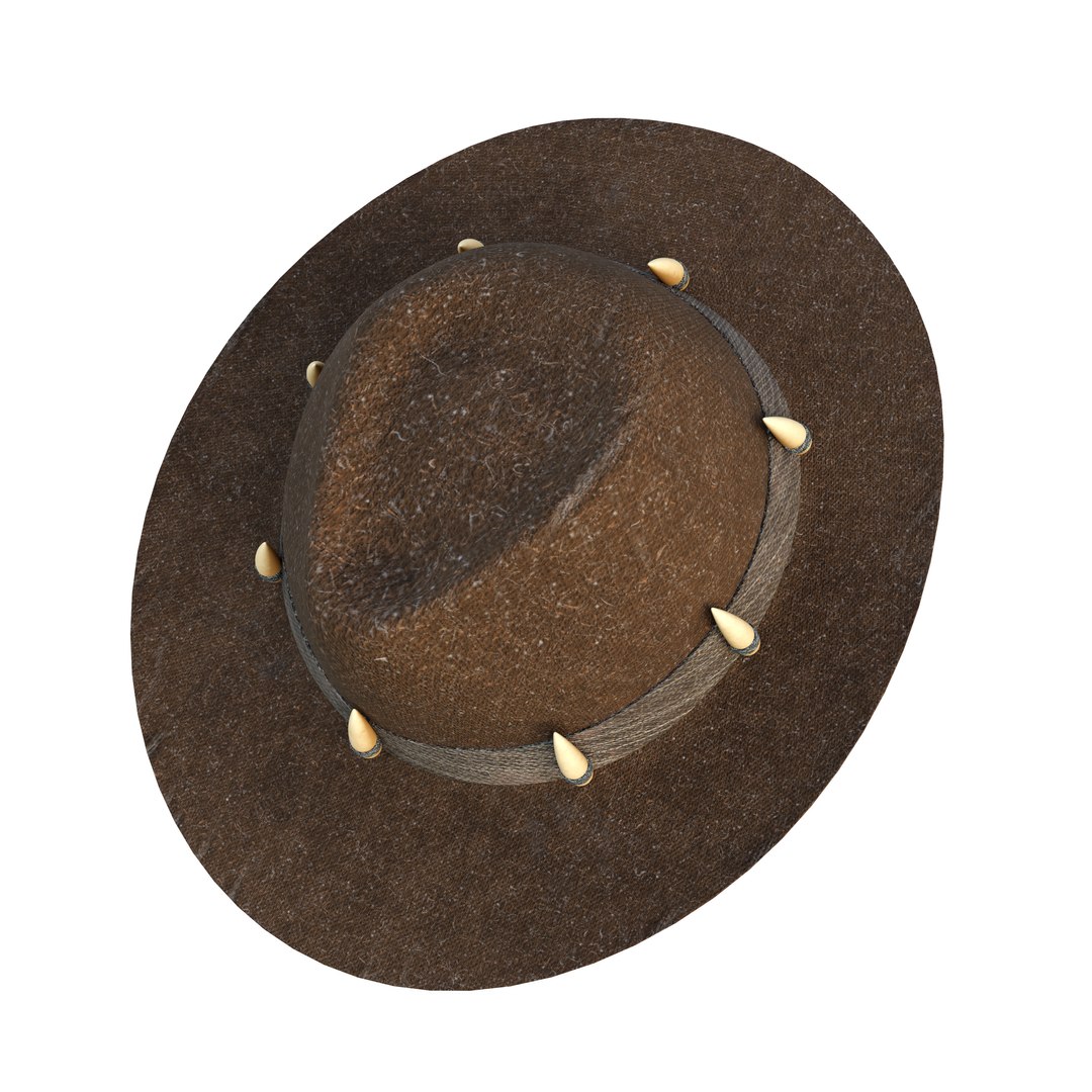 3D Dundee Crocodile Hat - TurboSquid 2209035