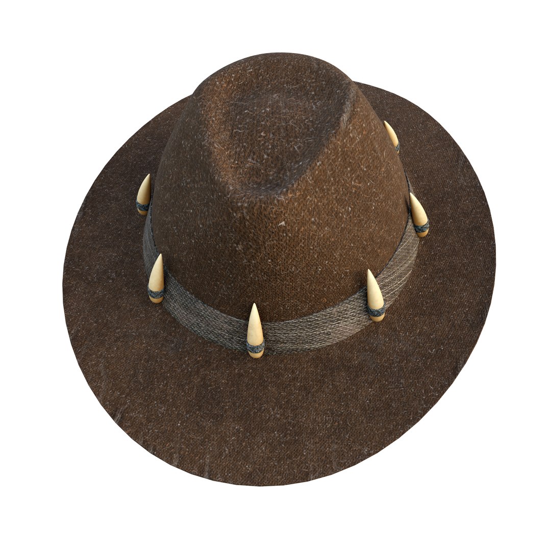 3D Dundee Crocodile Hat - TurboSquid 2209035