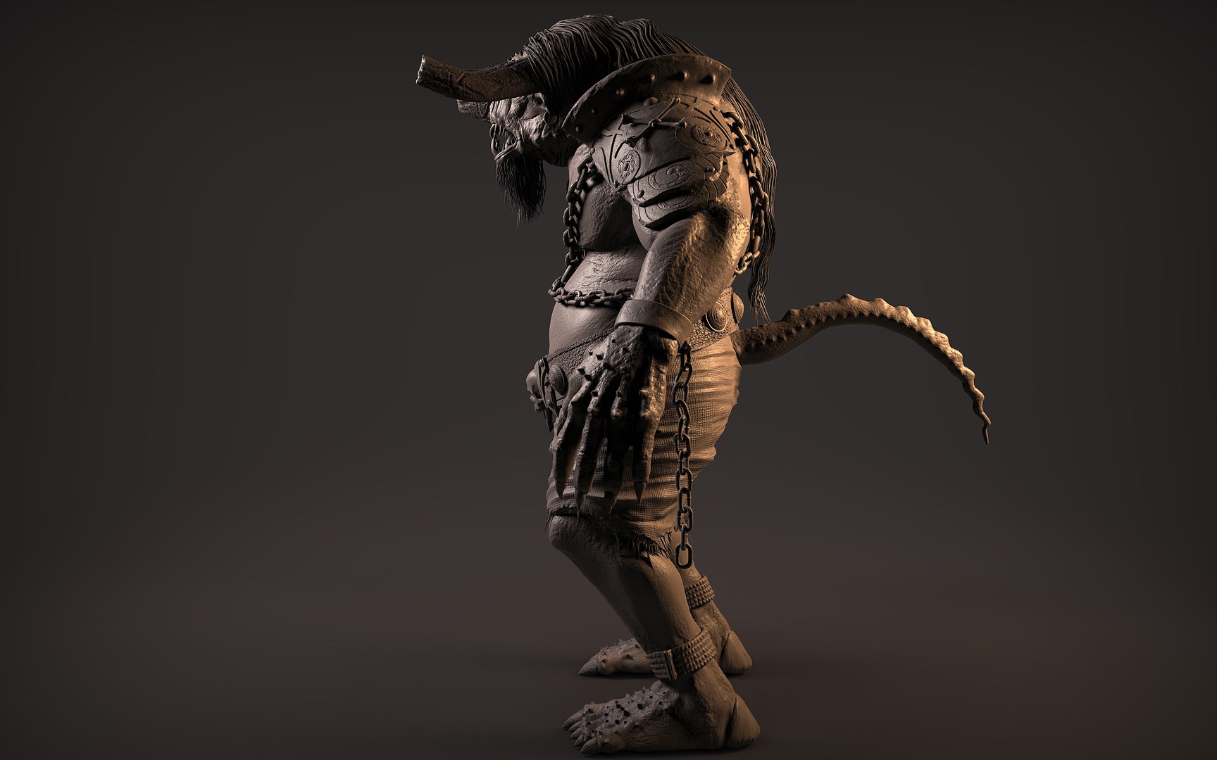Fantasy Creature 3d Obj