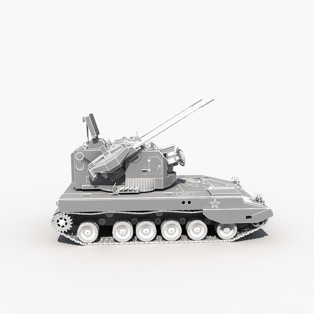 China Pgz-09 Self-propelled Antiaircraft 3D Model - TurboSquid 1421024
