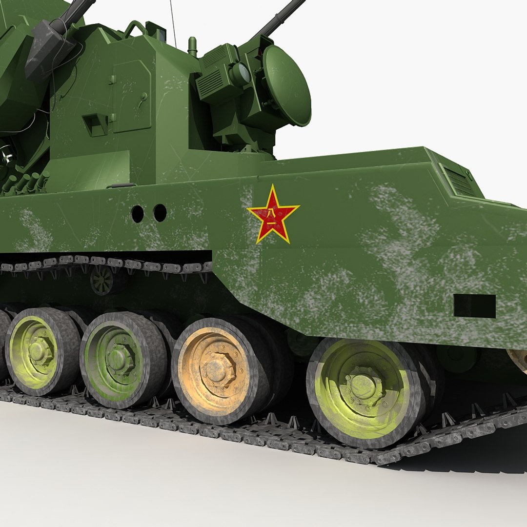 China Pgz-09 Self-propelled Antiaircraft 3D Model - TurboSquid 1421024