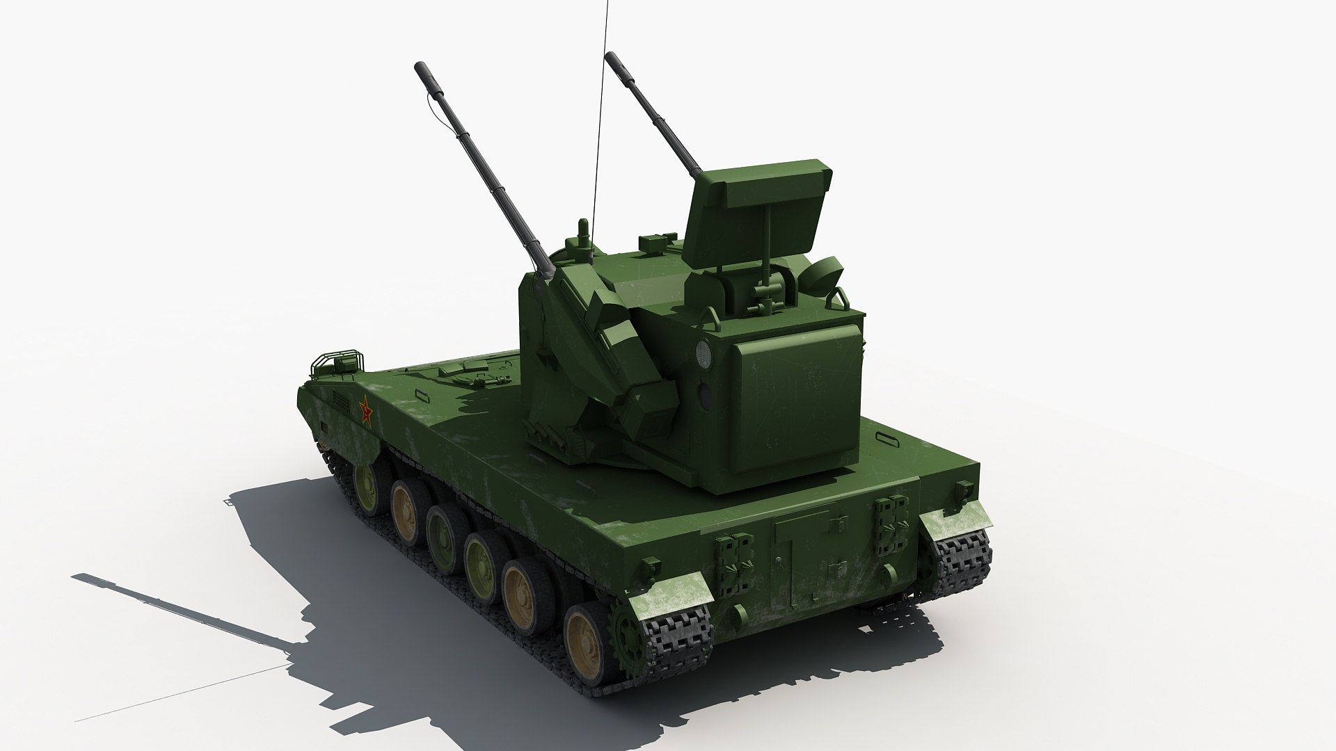 China Pgz-09 Self-propelled Antiaircraft 3D Model - TurboSquid 1421024