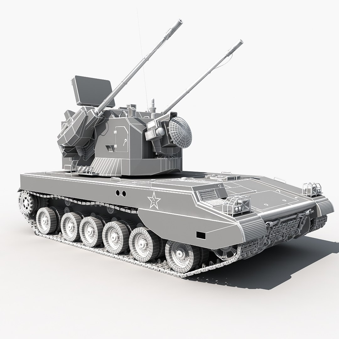 China Pgz-09 Self-propelled Antiaircraft 3D Model - TurboSquid 1421024