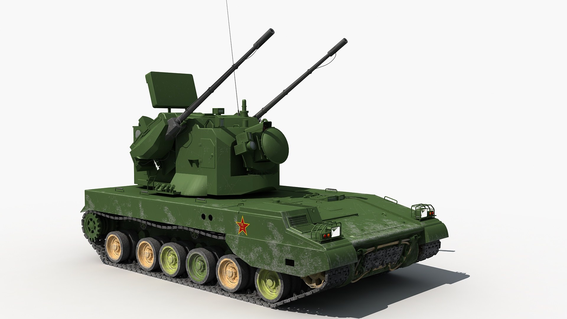 China Pgz-09 Self-propelled Antiaircraft 3D Model - TurboSquid 1421024