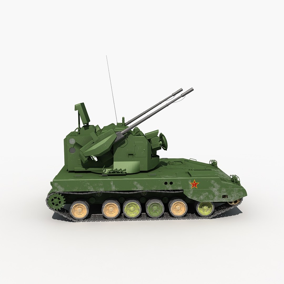 China Pgz-09 Self-propelled Antiaircraft 3D Model - TurboSquid 1421024