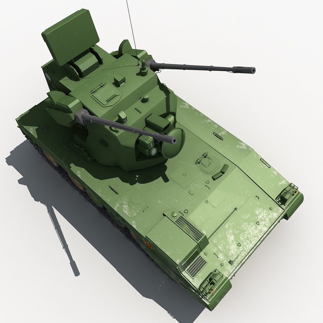 China Pgz-09 Self-propelled Antiaircraft 3D Model - TurboSquid 1421024