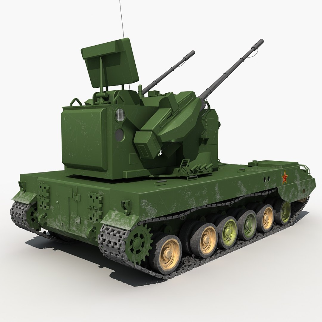 China Pgz-09 Self-propelled Antiaircraft 3D Model - TurboSquid 1421024