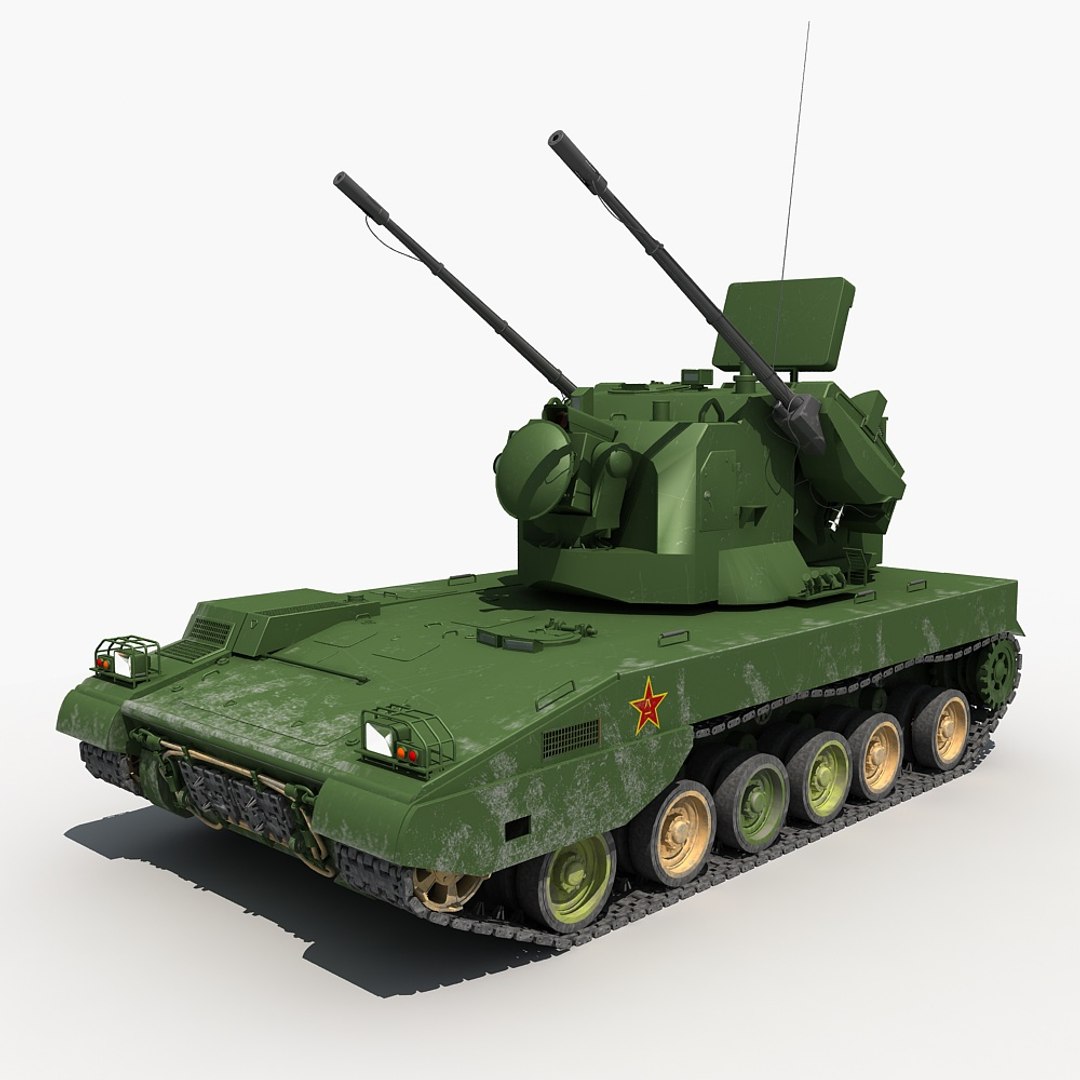 China Pgz-09 Self-propelled Antiaircraft 3D Model - TurboSquid 1421024