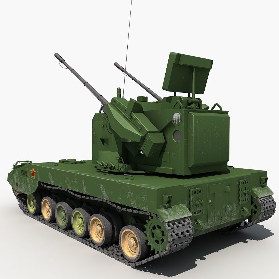 China Pgz-09 Self-propelled Antiaircraft 3D Model - TurboSquid 1421024