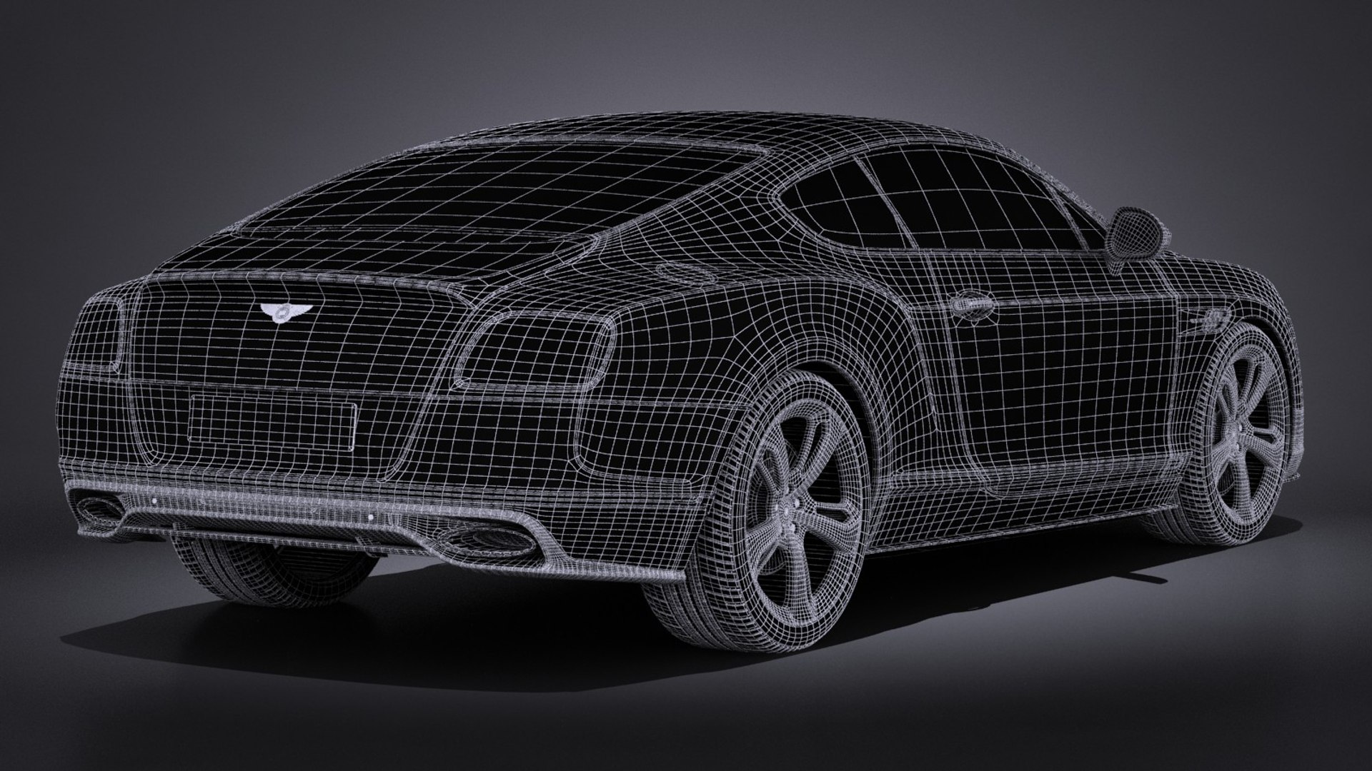 Bentley Continental Gt 3d Model