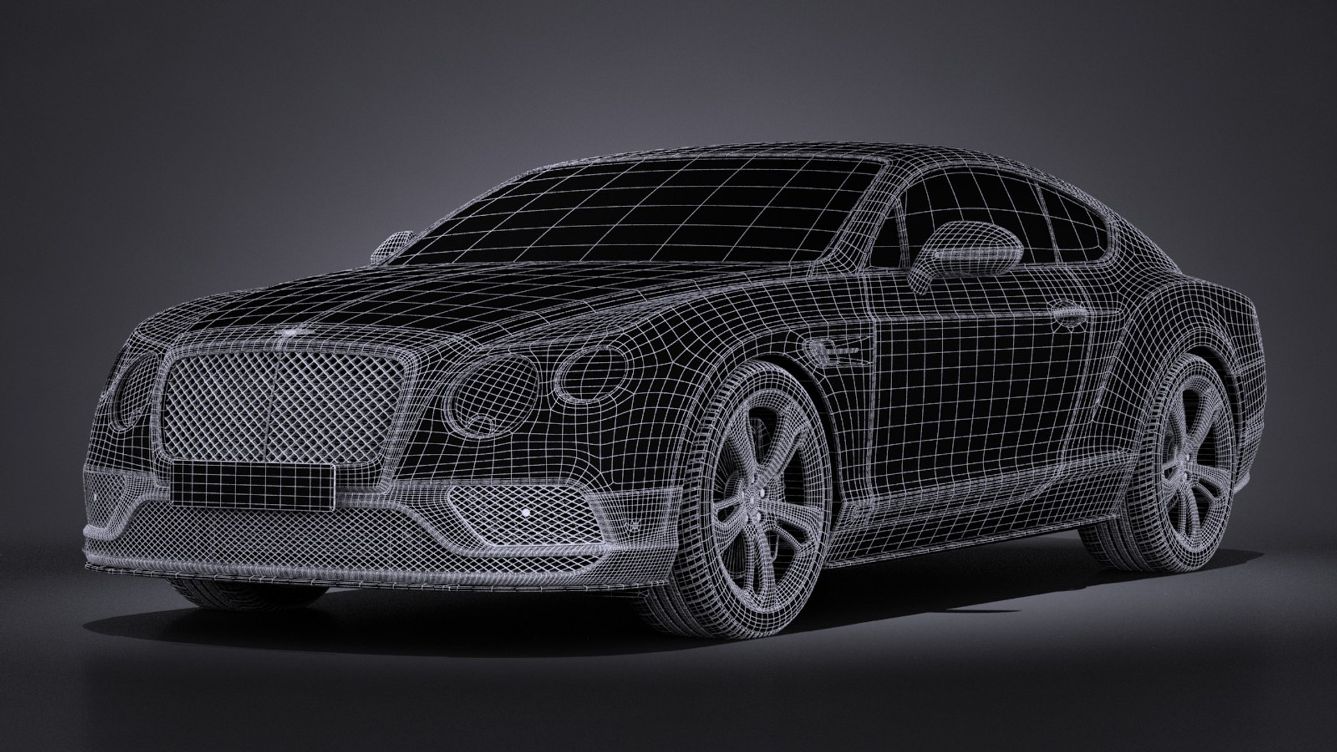 Bentley Continental Gt 3d Model
