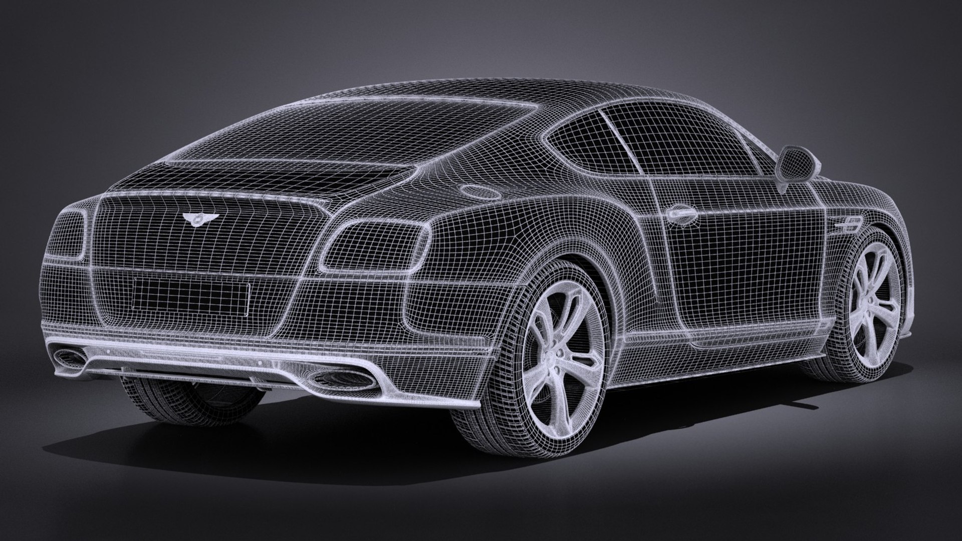 Bentley Continental Gt 3d Model