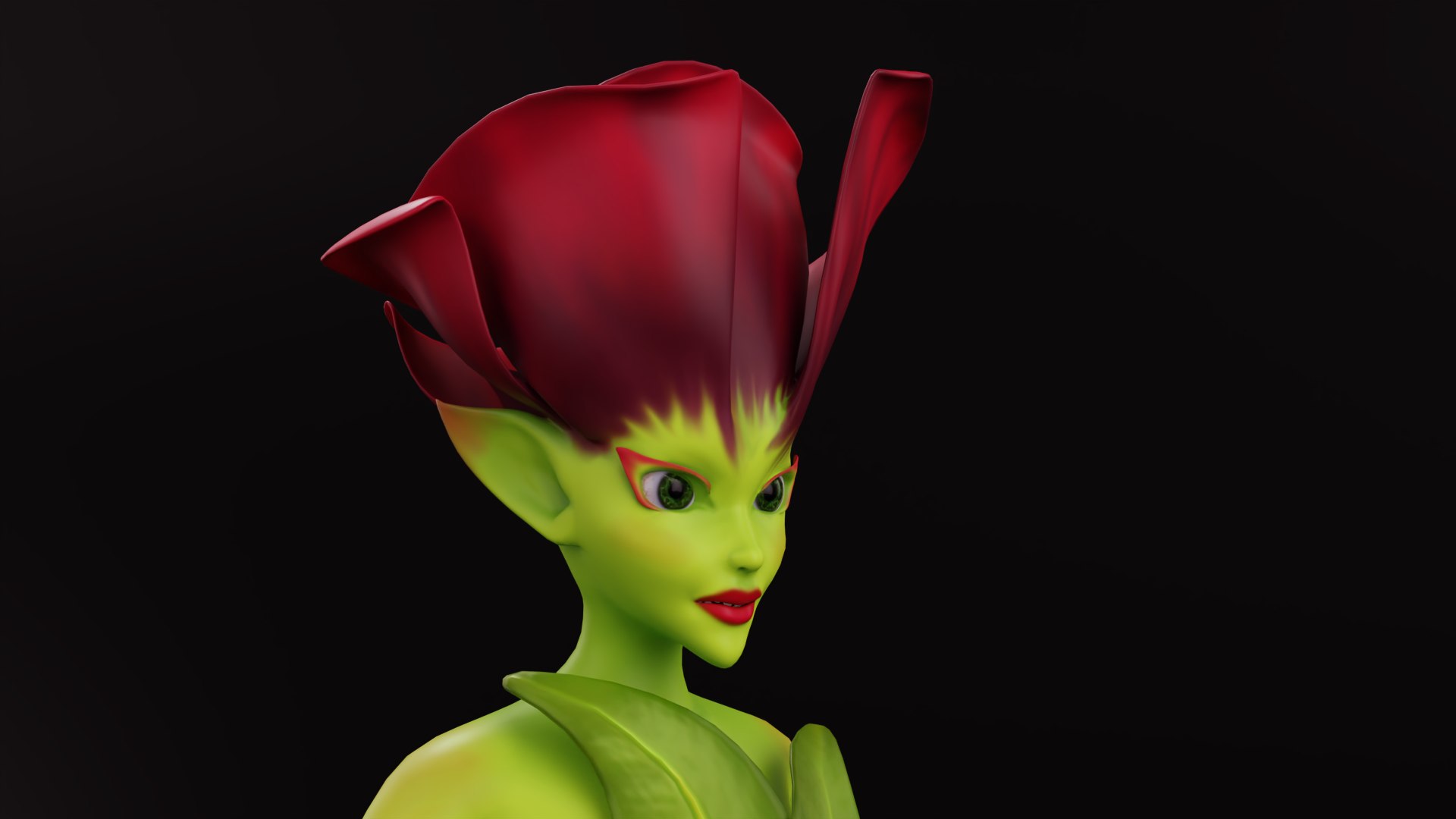 Humanoid Rose 3D Model - TurboSquid 1923577