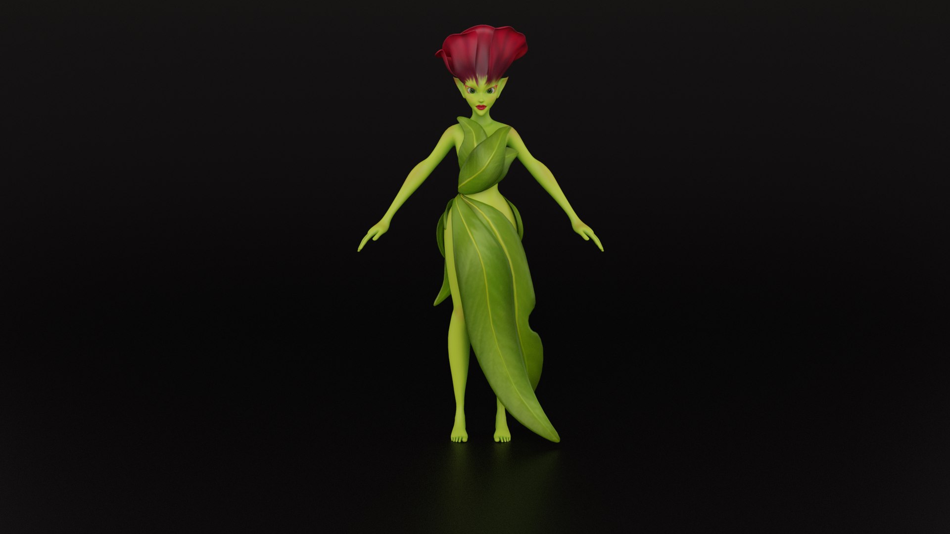 Humanoid Rose 3D Model - TurboSquid 1923577