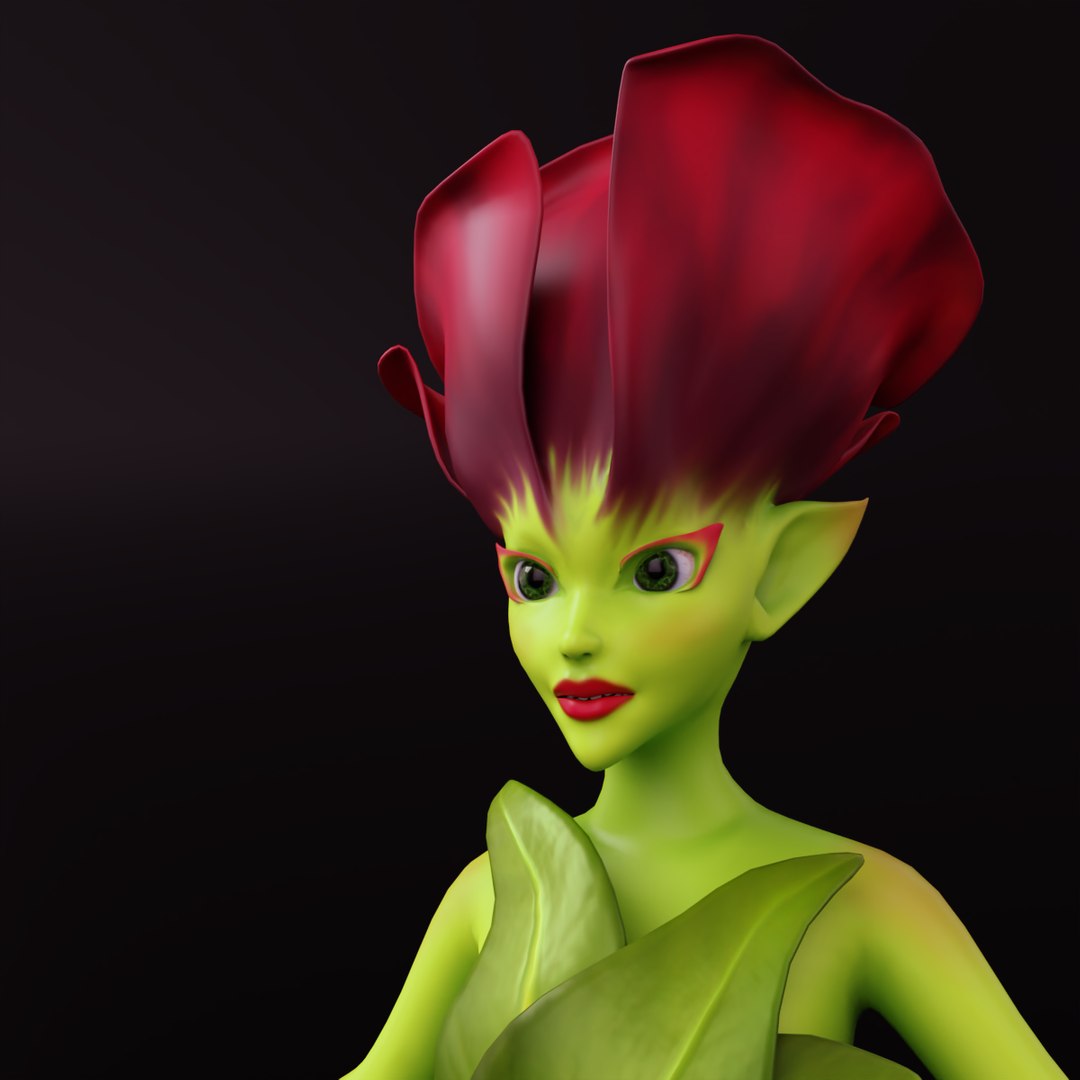 Humanoid Rose 3D Model - TurboSquid 1923577