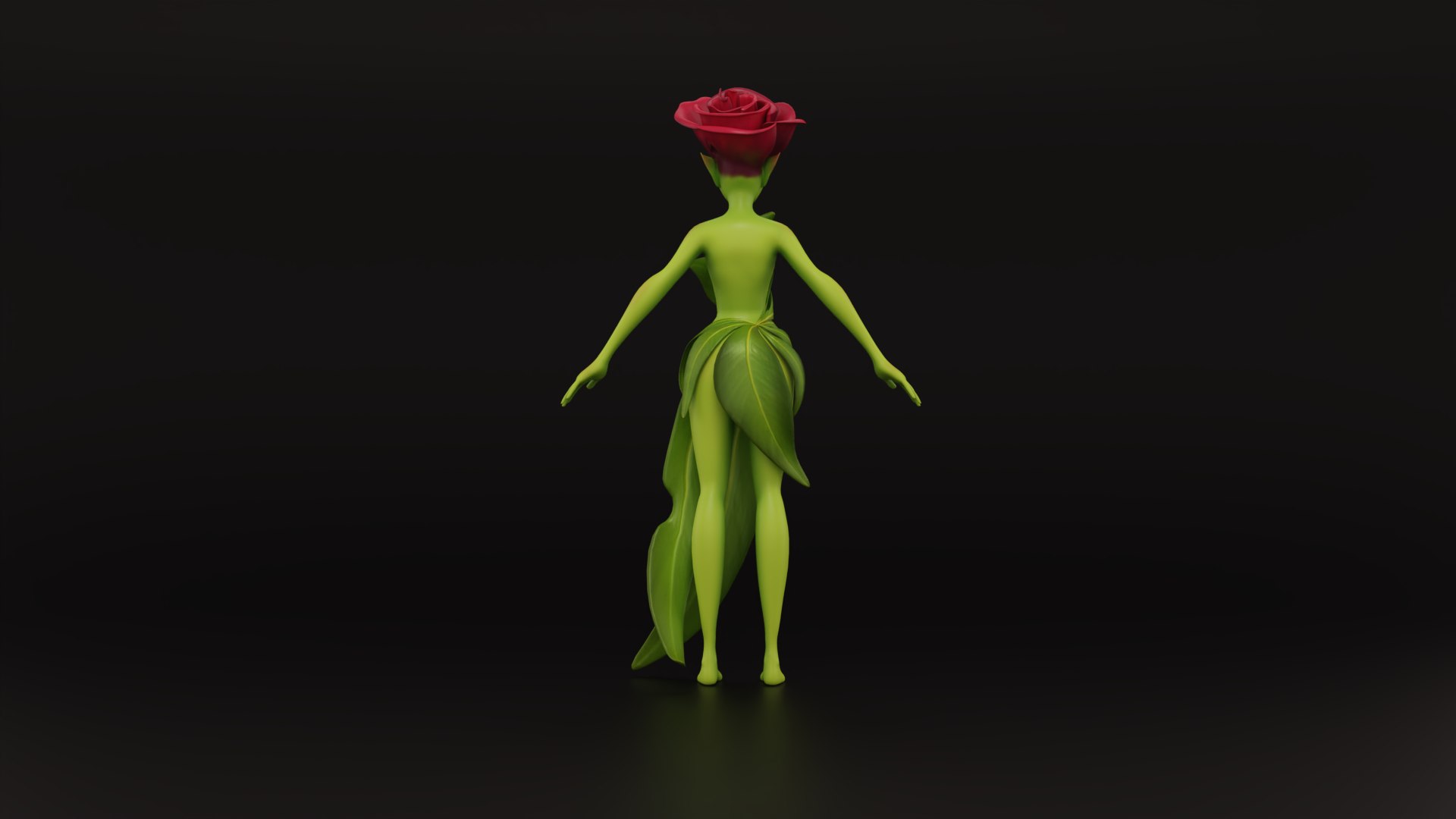 Humanoid Rose 3D Model - TurboSquid 1923577