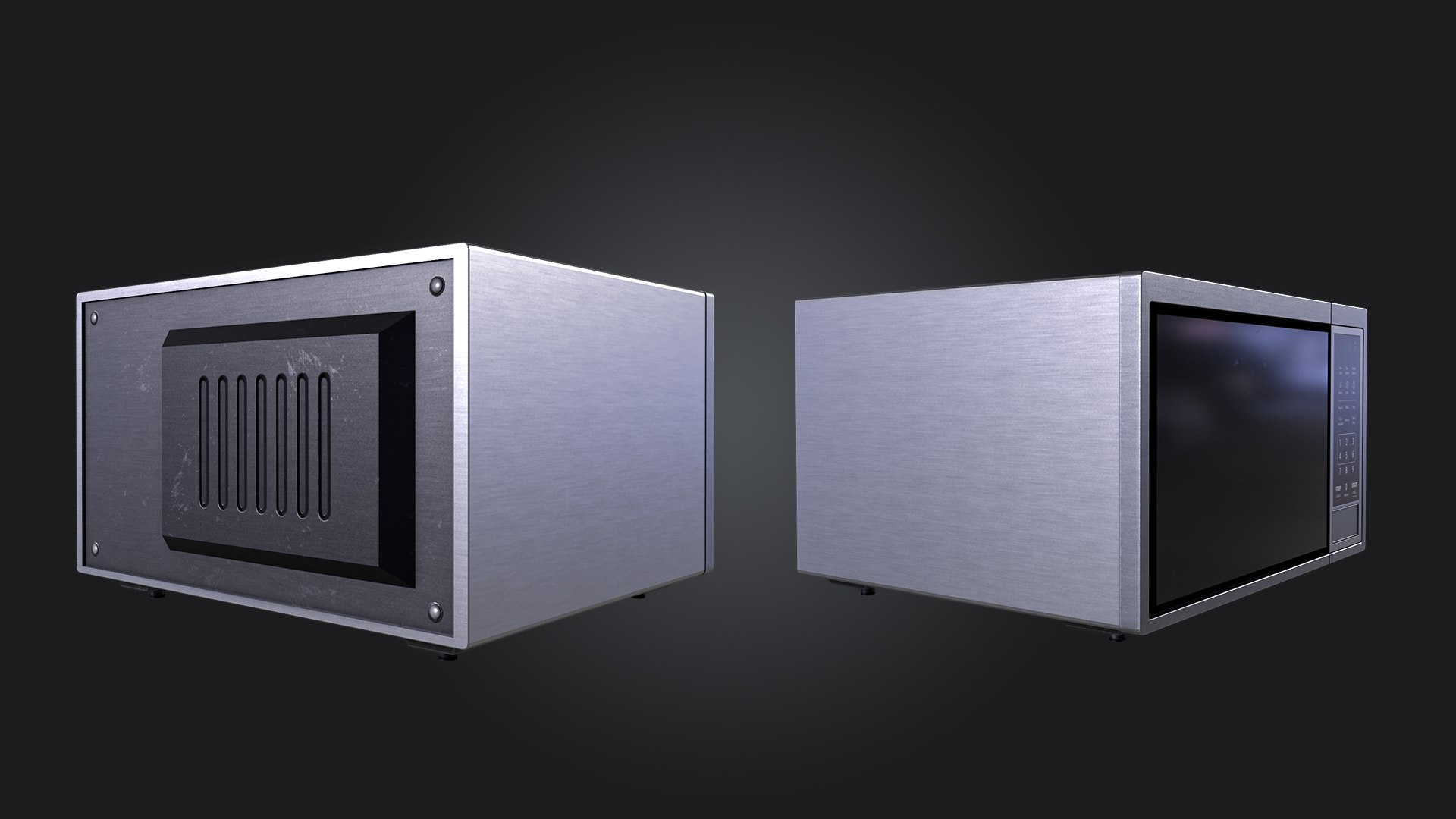Microwave 3D Model - TurboSquid 2165831
