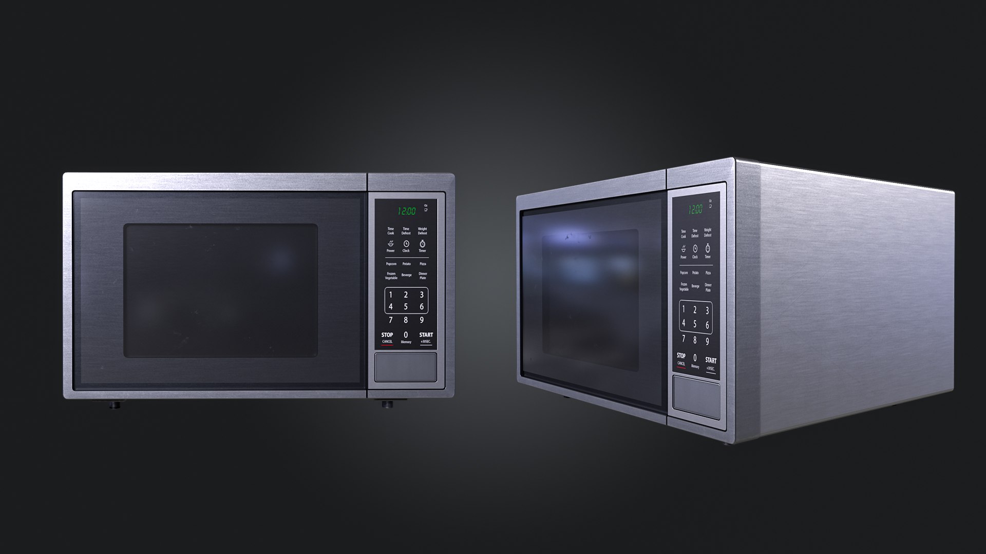 Microwave 3D Model - TurboSquid 2165831
