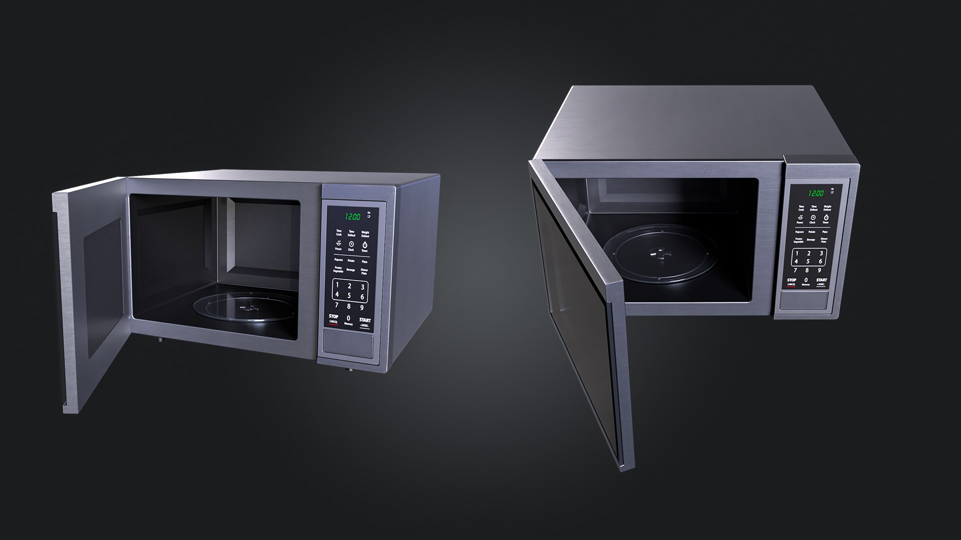 Microwave 3D Model - TurboSquid 2165831
