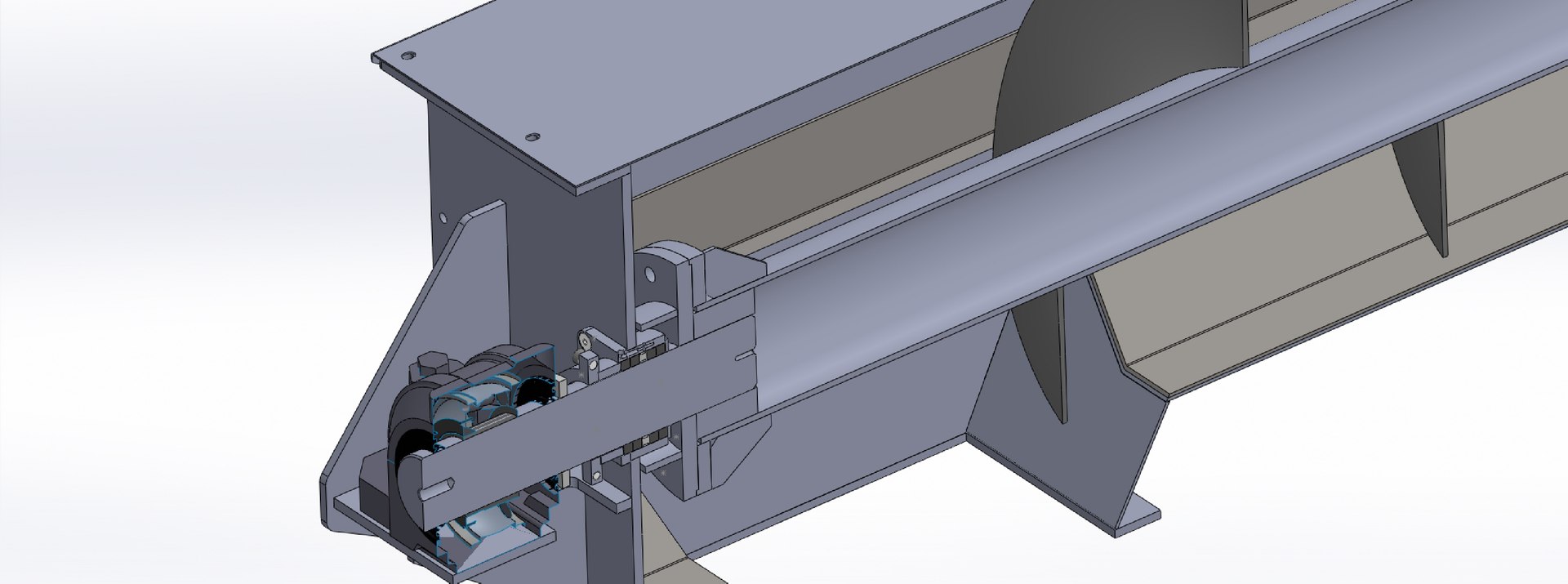 3D Model SCREW CONVEYOR 500X6225 - TurboSquid 2422837