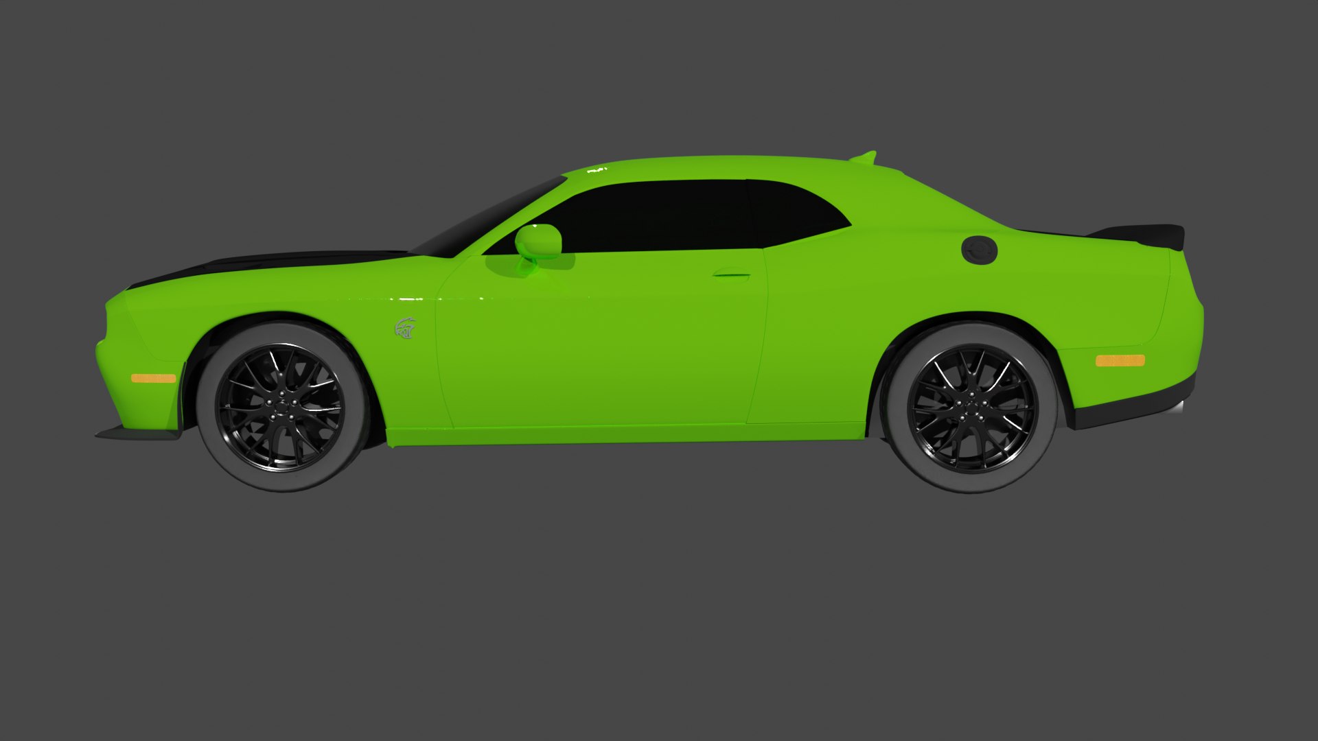 3D Dodge Challenger Hellcat - TurboSquid 1854919