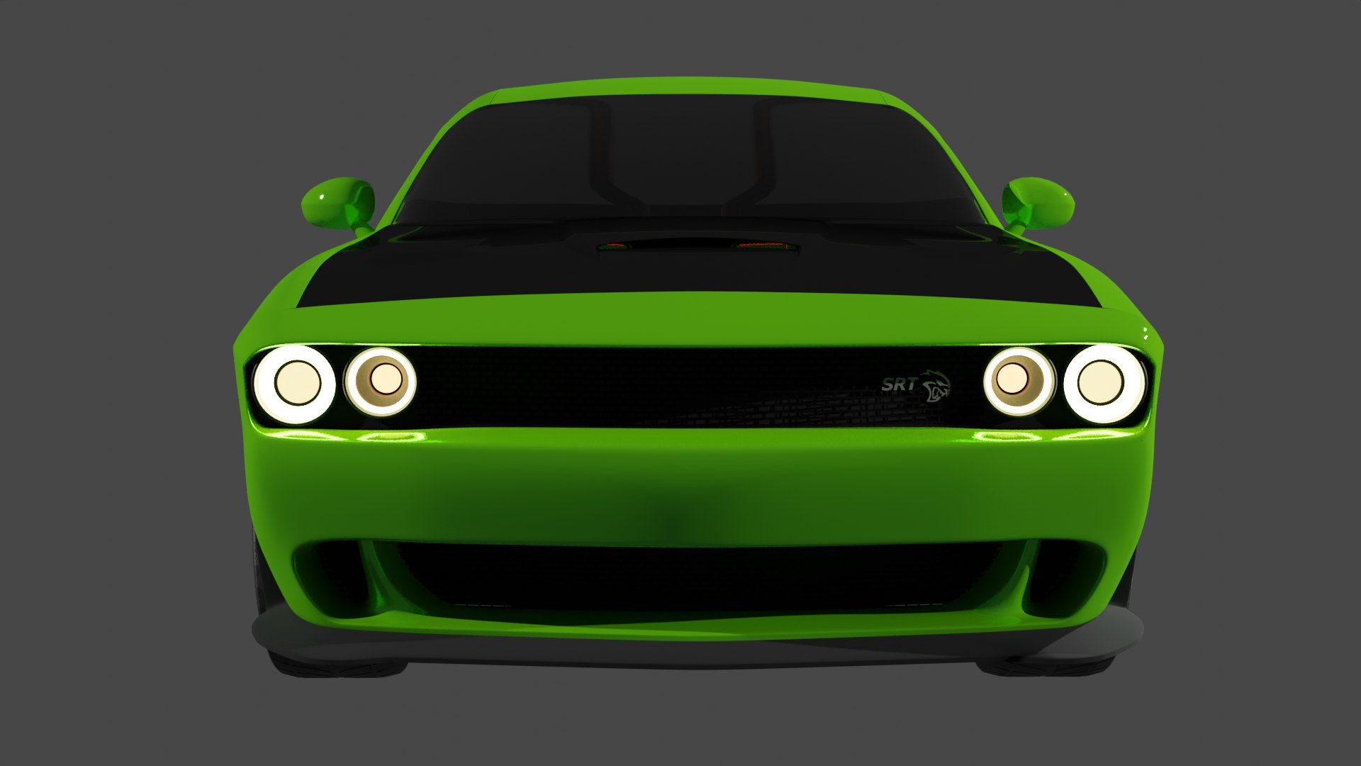3D Dodge Challenger Hellcat - TurboSquid 1854919