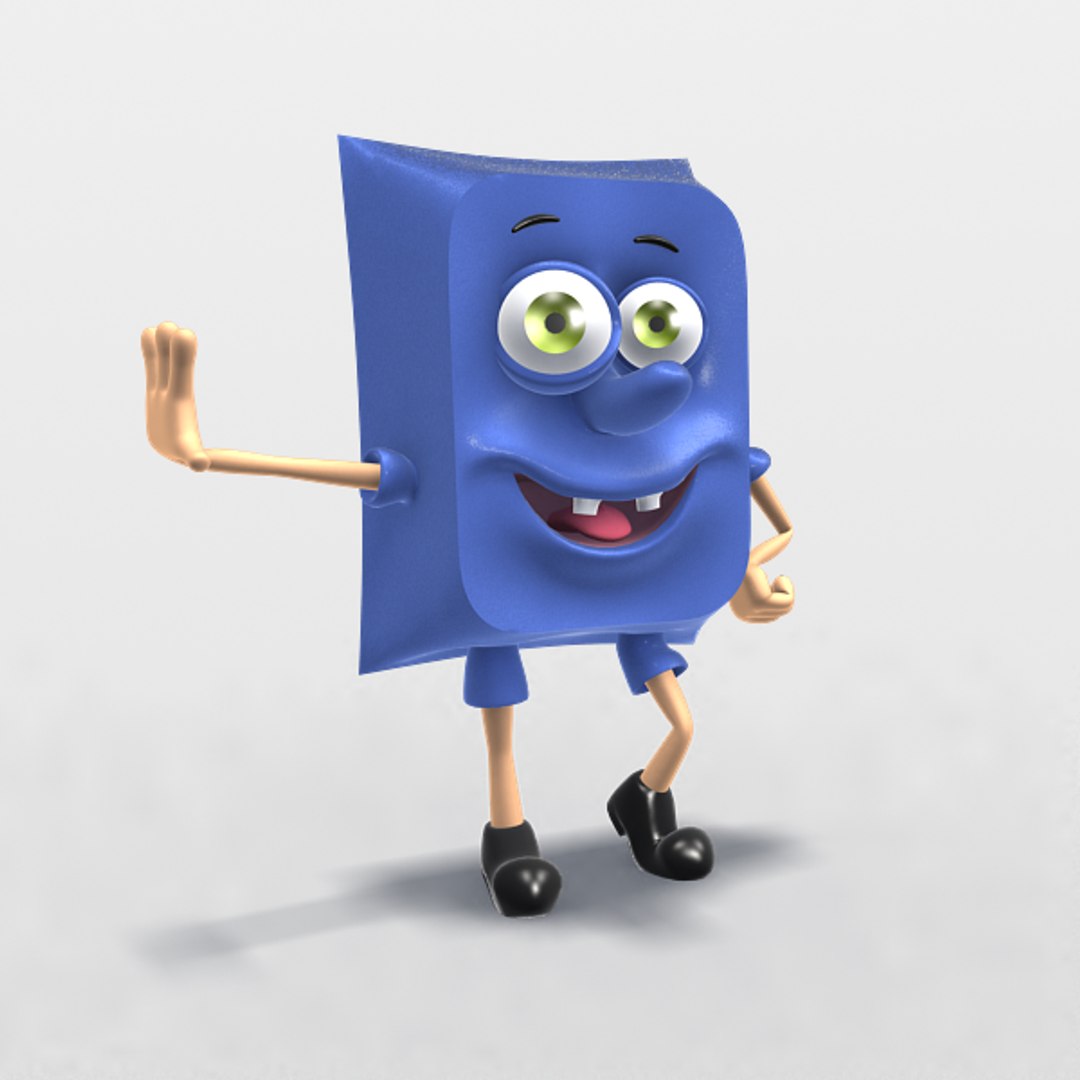 3d Model Sponge Bob Cartoon Character