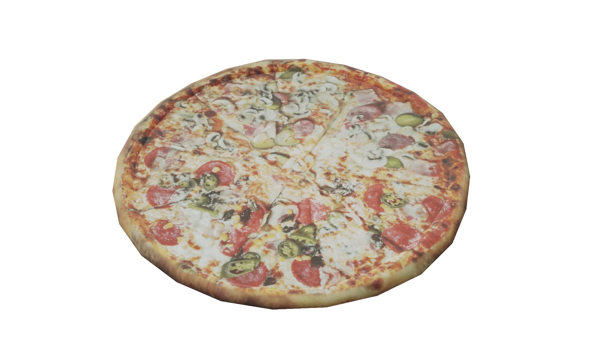Pizza 3D Model - TurboSquid 1901920