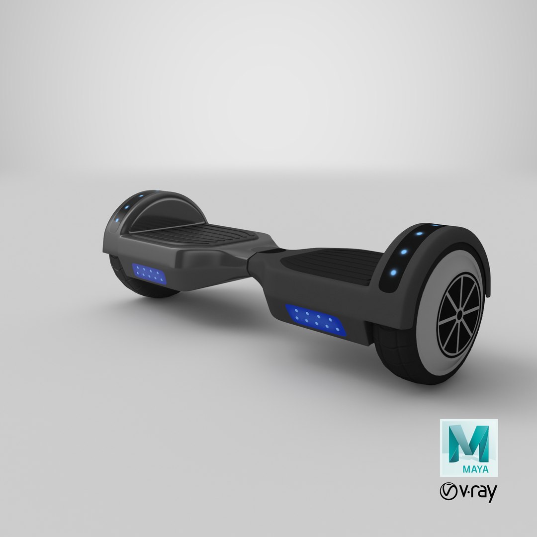 Hoverboard 02 3D Model - TurboSquid 1886290
